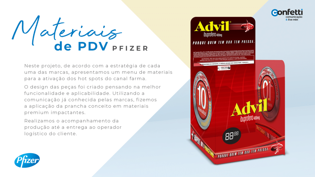 PFizer - Materiais PDV - Confetti Agência